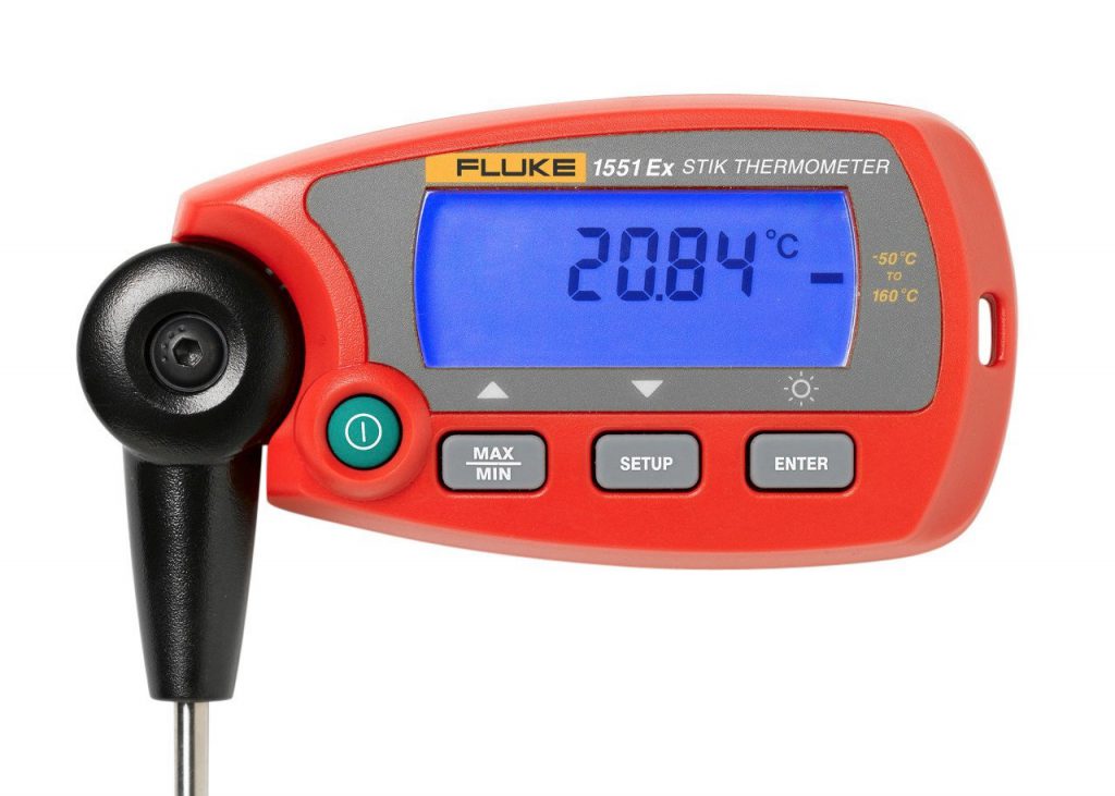 Fluke 1551A-12 Intrinsically Safe Stik Thermometer, 12" - TriplePoint